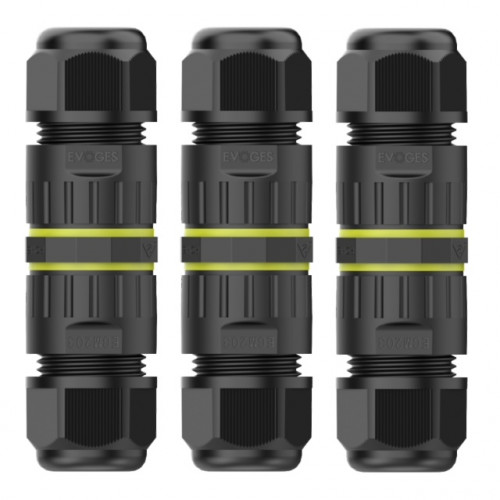 EVOGES IP68 400V 24A INLINE CONNECTOR M20