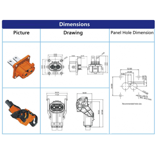 HVIL High Voltage Interlock Connector, 2Pin 8mm, 200A, Right-Angled ...