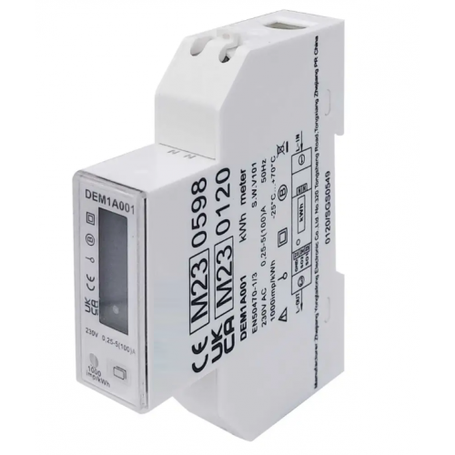 100A Single Phase Bi-directional MID Certified kWh Meter