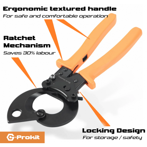 Ratchet Cable Cutter 240mm