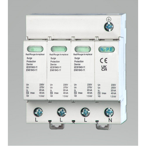 3 Phase Surge protection in Metal Enclosure