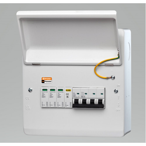 Three-phase MCB Enclosure SPD and MCB
