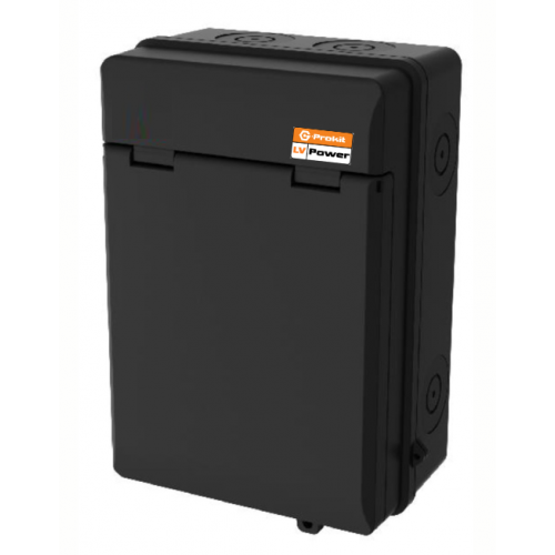 5 module IP65 Metal EV Enclosure with A Type RCBO and SPD